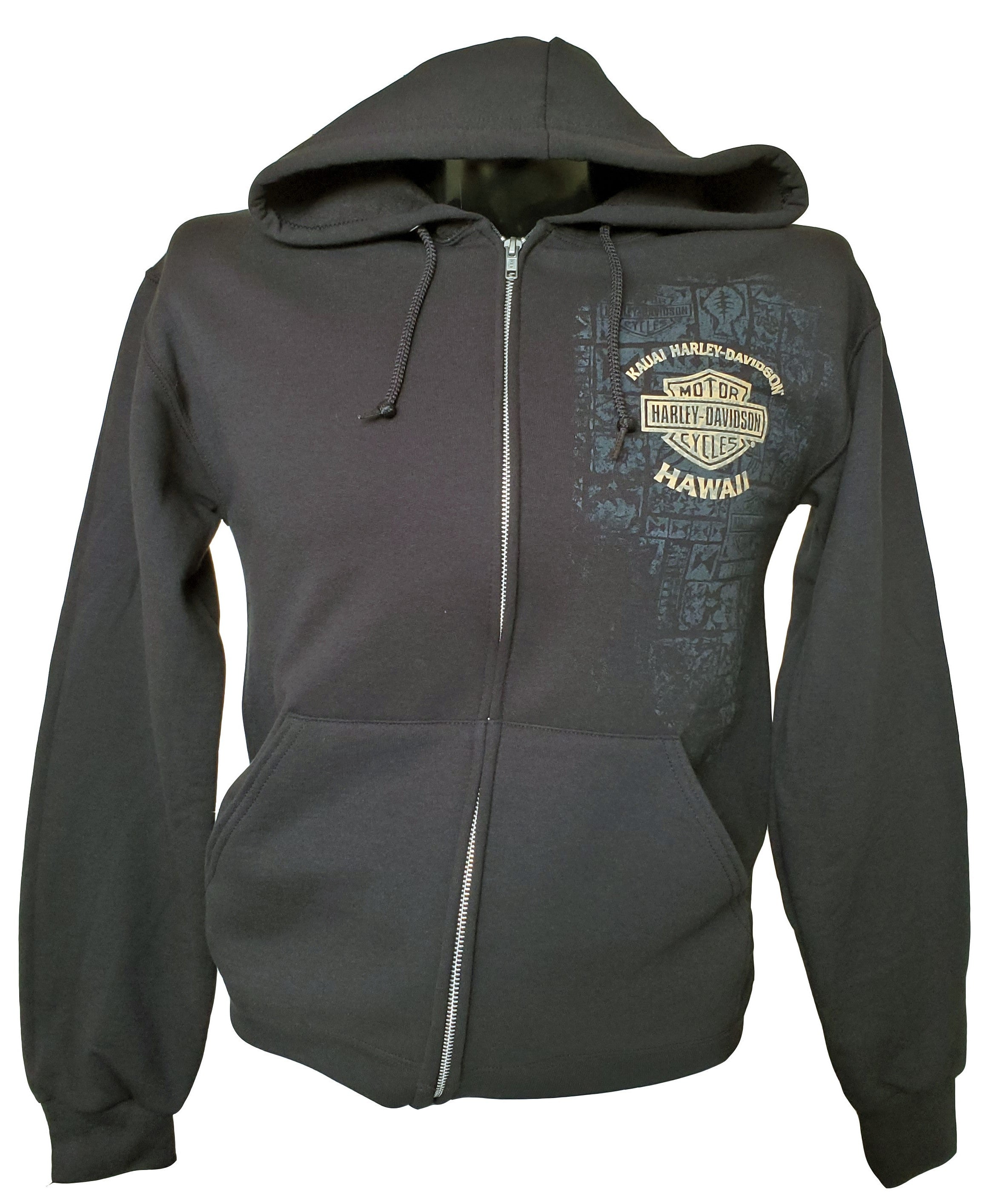 Tapa Zip-Up Hoodie – Kauai Harley-Davidson