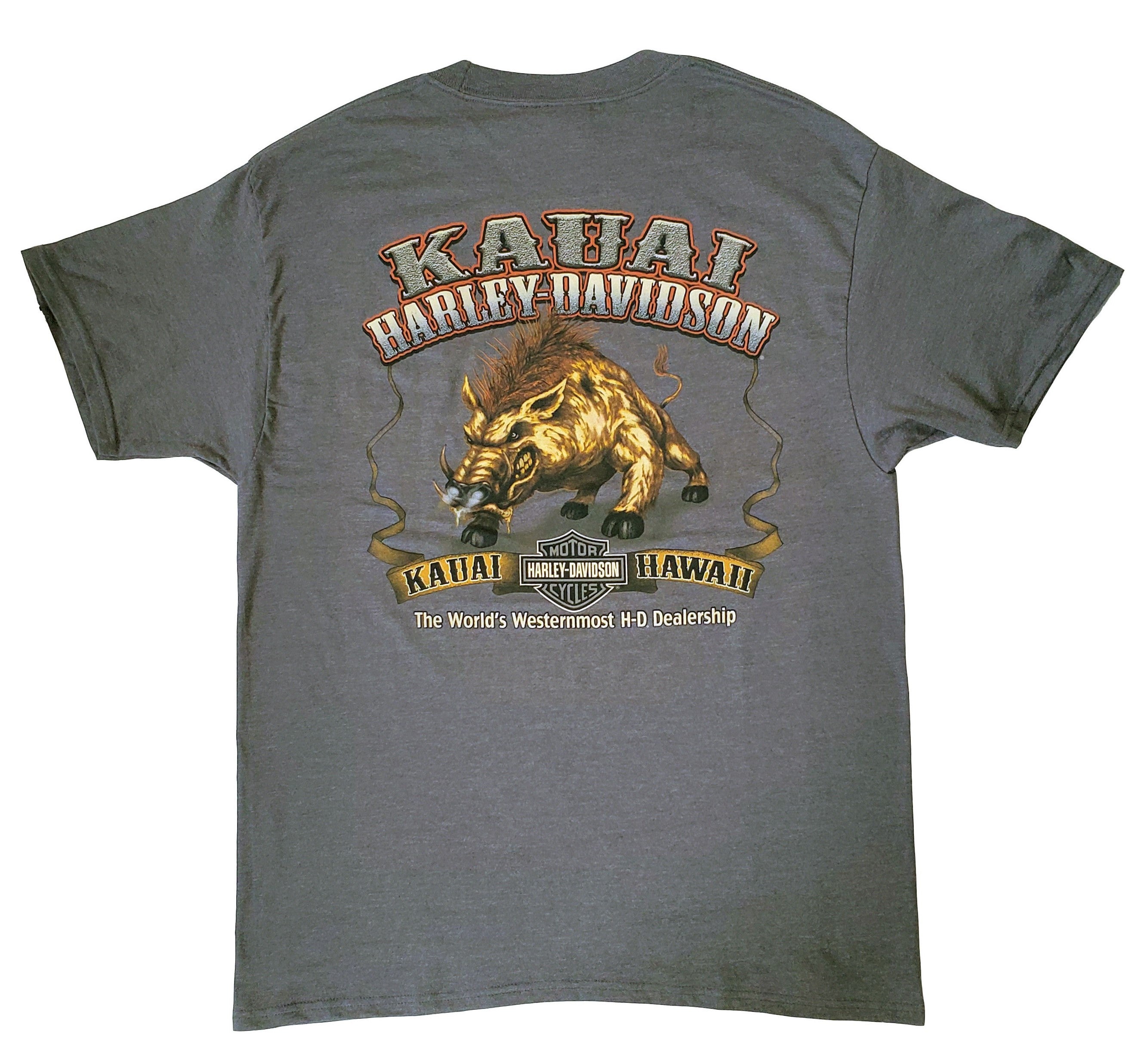 Power Hog Tee - Grey – Kauai Harley-Davidson