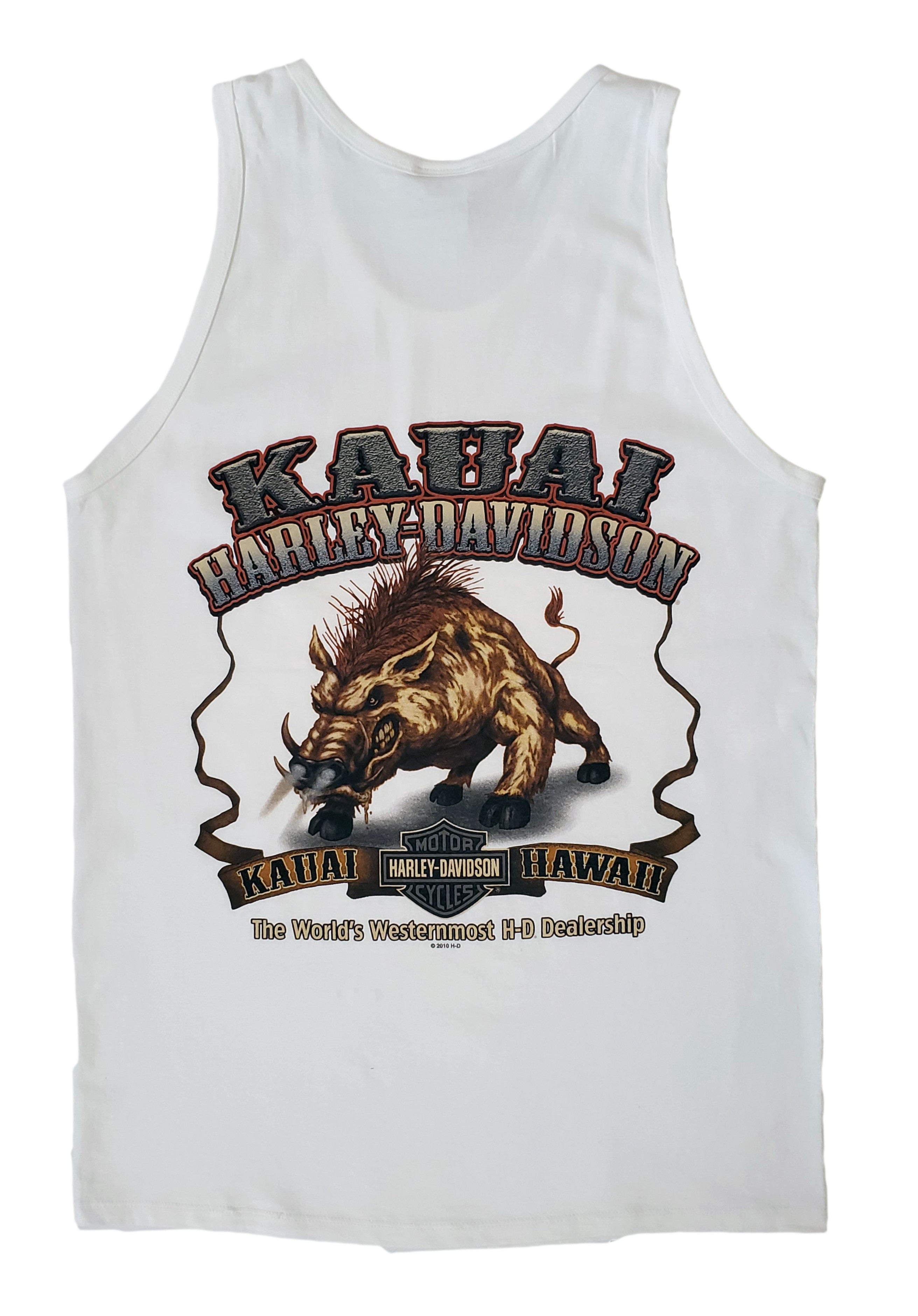Power Hog Tank Top - White – Kauai Harley-Davidson